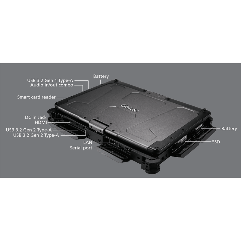 Getac V110G6, Intel Core i5-10210U 1.6GHz, 11.6 Inch Touch Screen Sunl ...