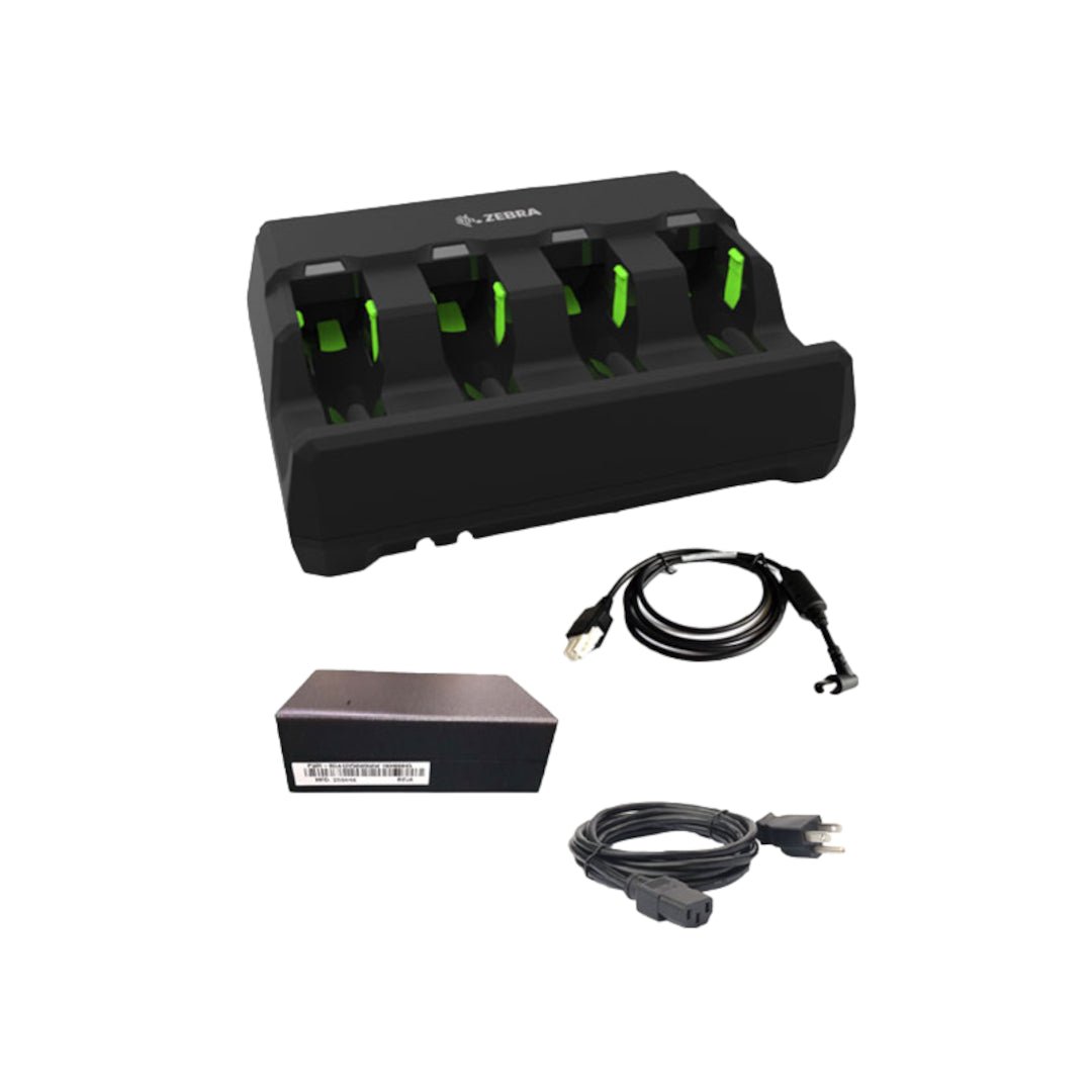 SAC3600-KIT - Zebra 3600 Series Battery Charger (4-SLOT) Kit with Power ...